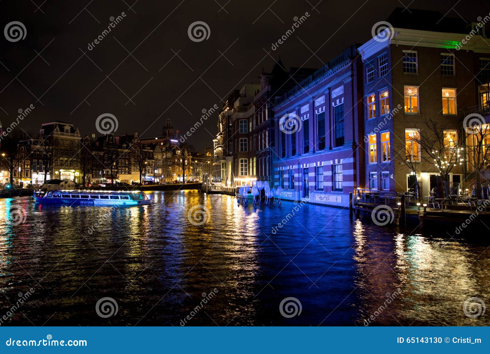 Amsterdam channel editorial image. Image of bridge, amsterdam - 65143130