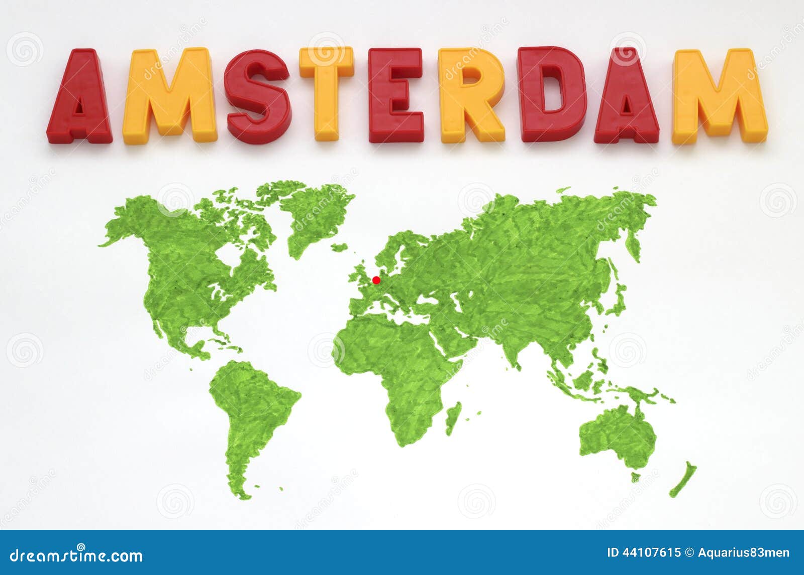 Amsterdam stock illustration. Illustration of landmarks - 44107615