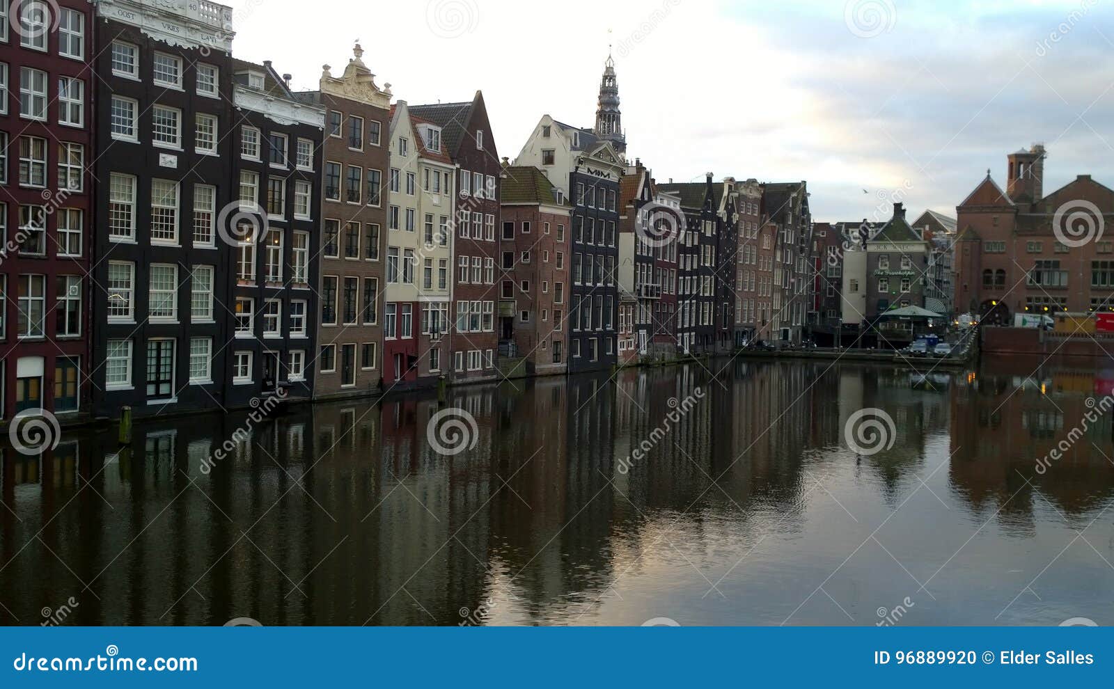 Amsterdam city view editorial image. Image of tourism - 96889920