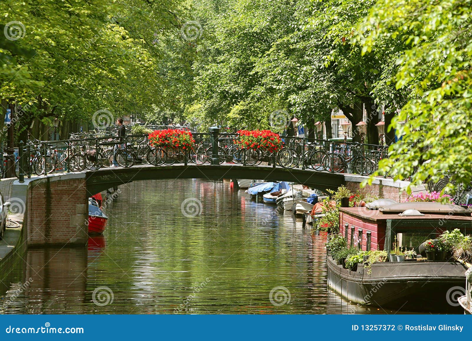 Amsterdam cityscape. stock photo. Image of famous, netherlands - 13257372