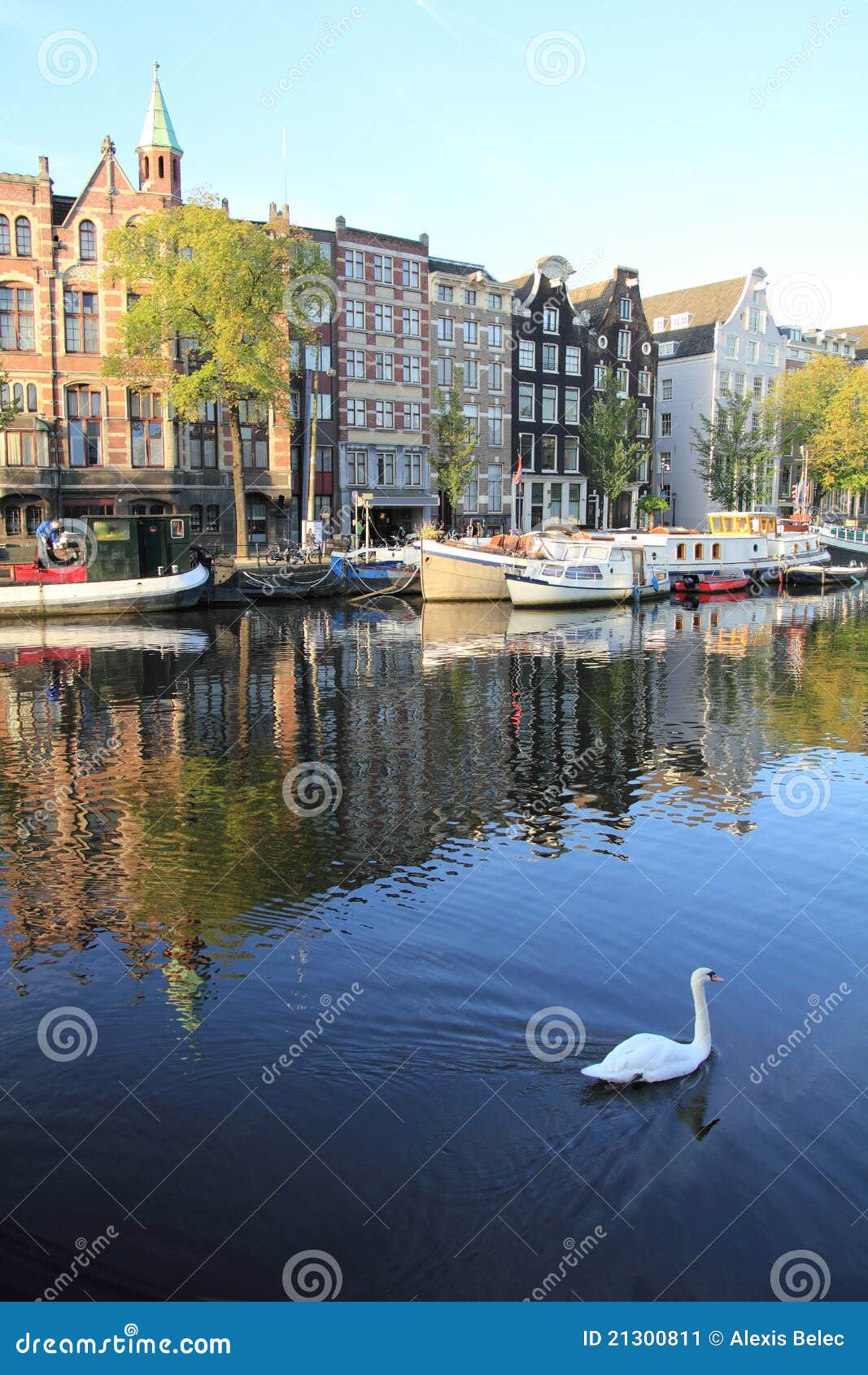 Amsterdam cityscape stock image. Image of cityscape, travel - 21300811