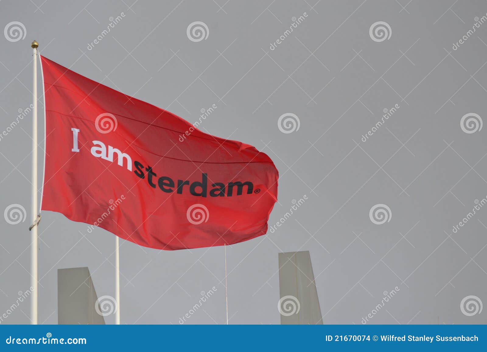 Amsterdam flag editorial stock image. Image of promotion - 21670074