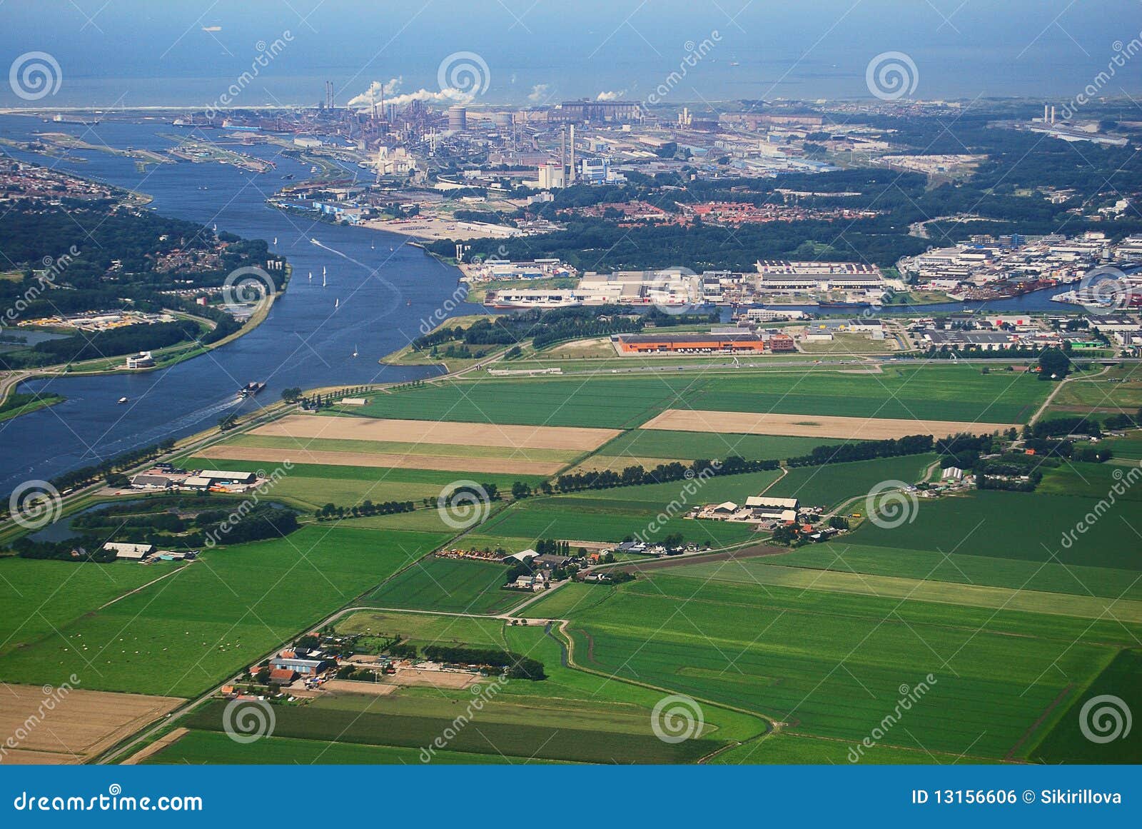 AMSTERDAM HARBOUR stock photo. Image of landscape, netherlands - 13156606
