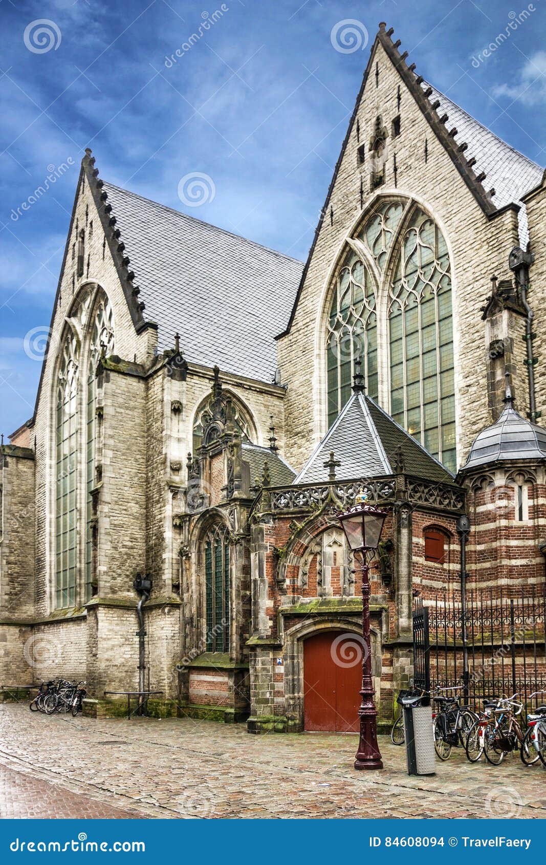 Amsterdam in Holland, Netherlands. Catholic Church Stock Photo - Image ...