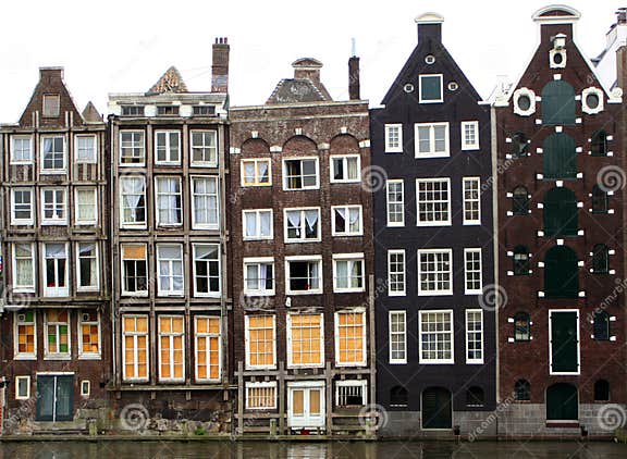 Amsterdam houses stock image. Image of architectural, dutch - 1084879