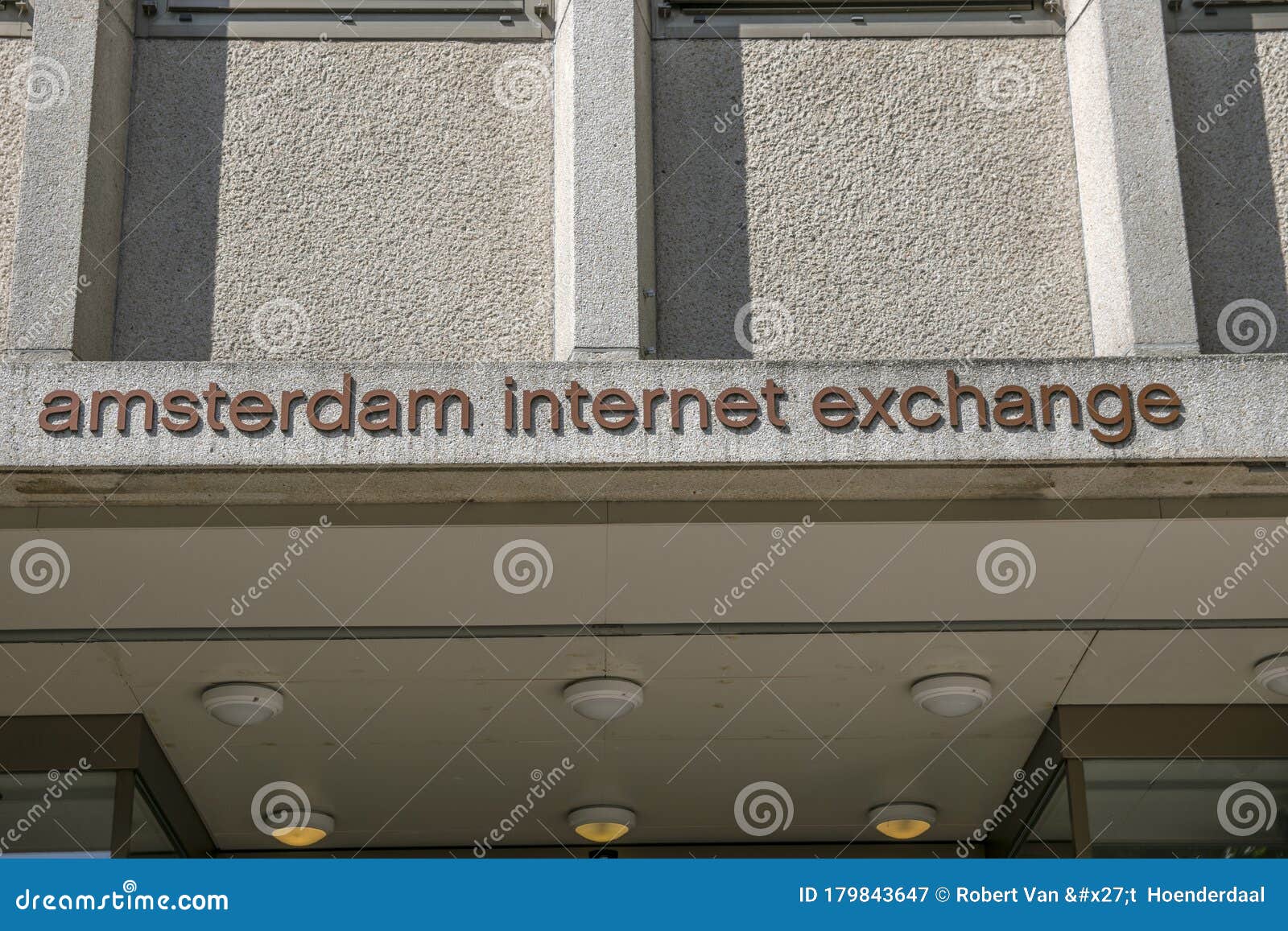 Amsterdam Internet Exchange Building at Amsterdam the Netherlands 2019 ...