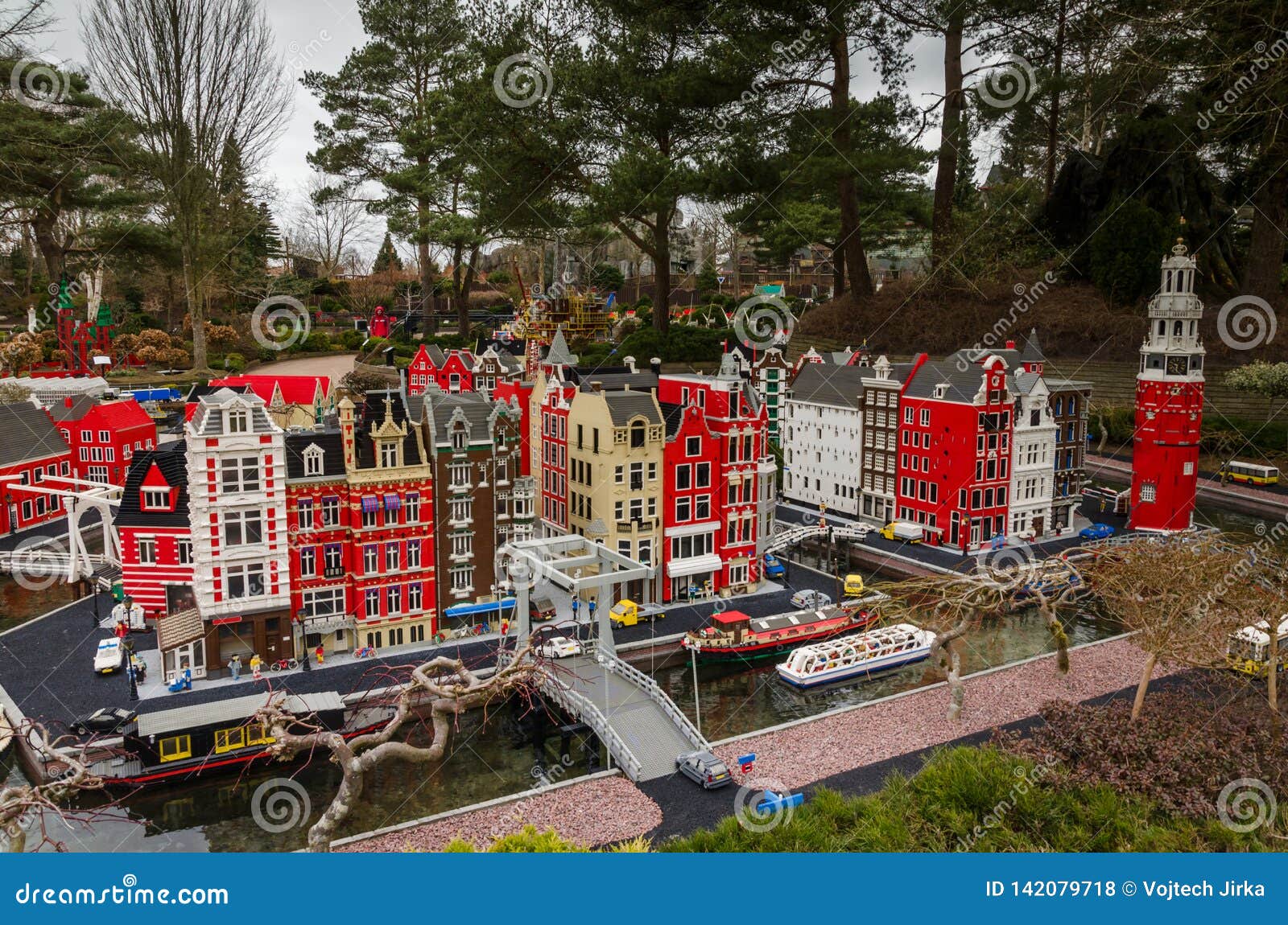 Amsterdam made of Lego editorial stock photo. Image of denmark - 142079718