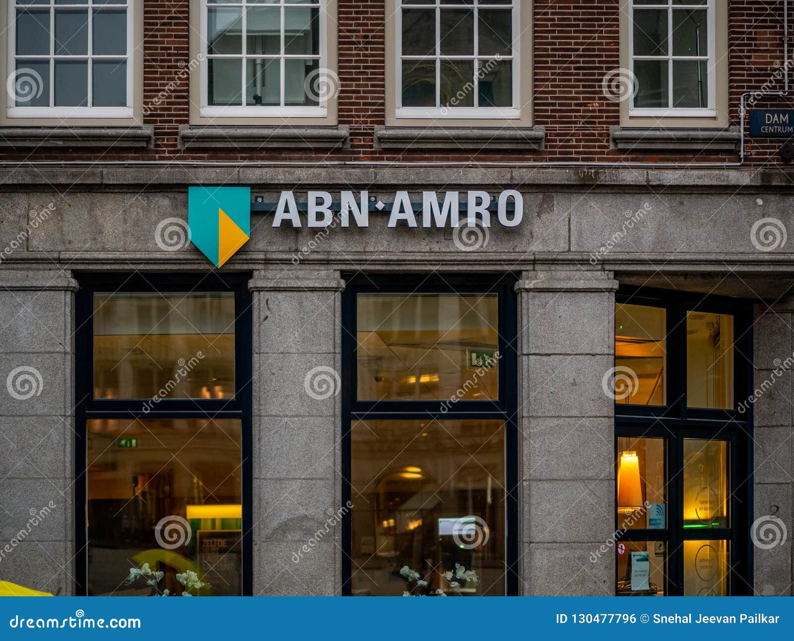 Brand Name Logo ABN AMRO Bank on Local Branch Office in Amsterdam ... Brand Name Logo ABN AMRO Bank on Local Branch Office in Amsterdam ...