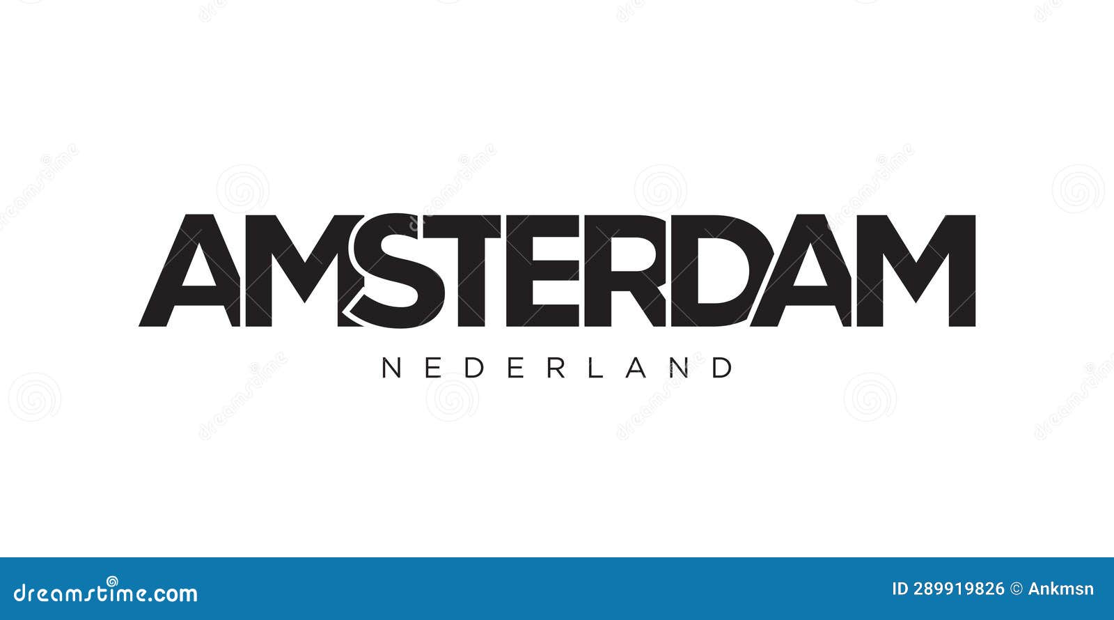 Amsterdam in the Netherlands Emblem. the Design Features a Geometric ...