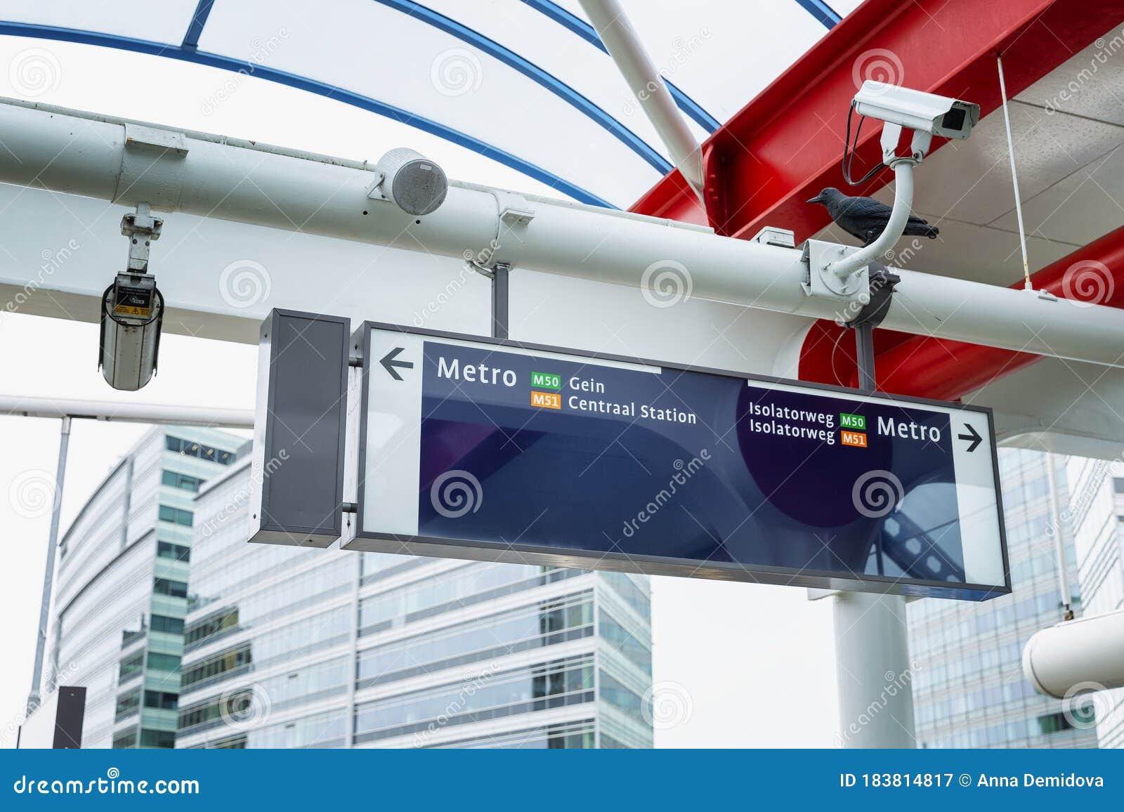 Amsterdam, Netherlands, 12/10/2019: Information Display and ...