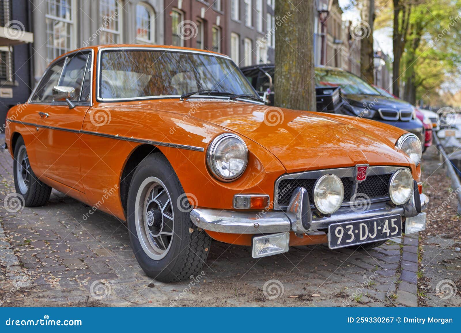 Old Timer MG MGB Car with Optional Hardtop in Amsterdam in the ...