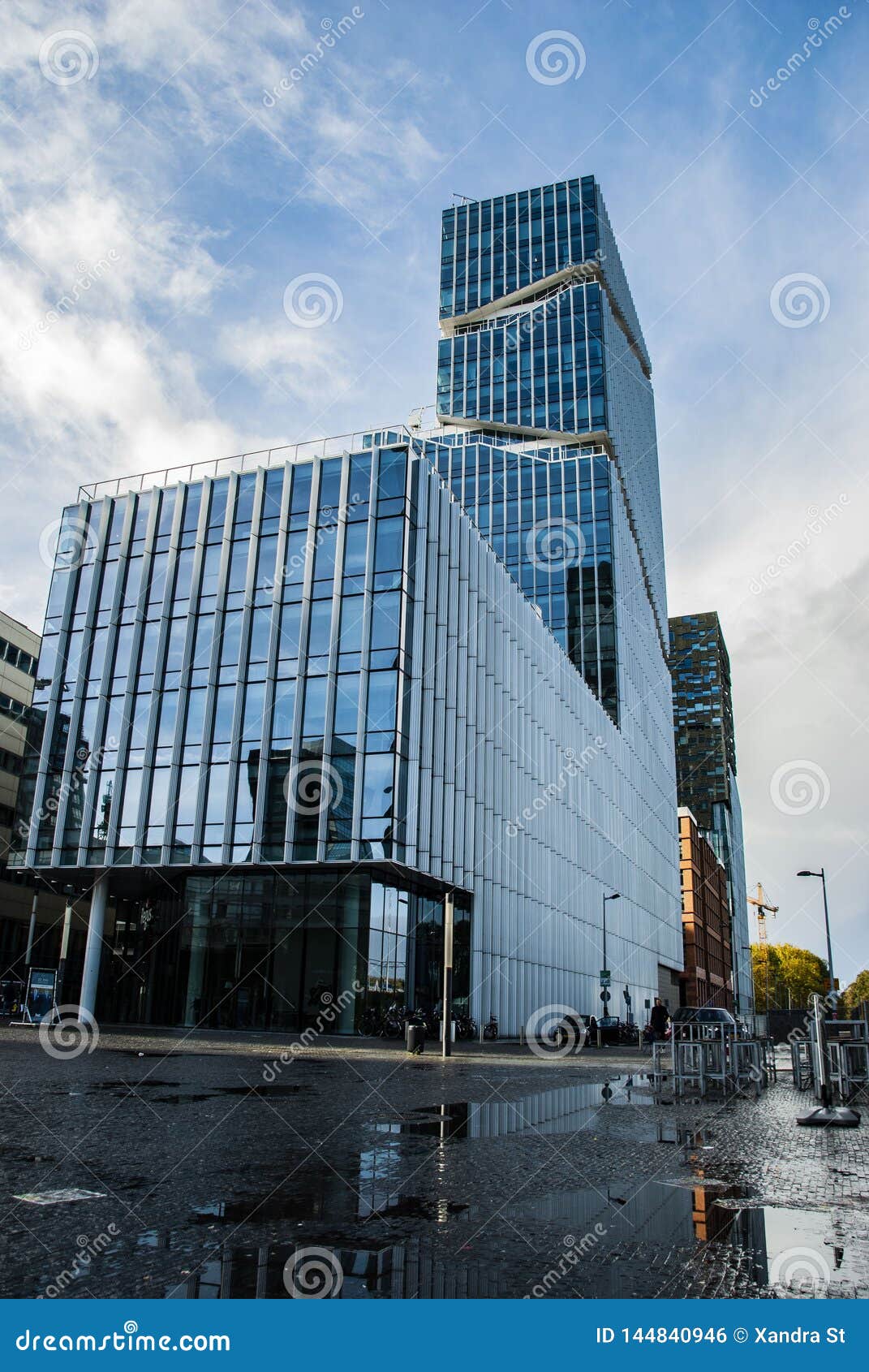 Amsterdam, Netherlands - October 27,2018: Modern Architecture at the ...