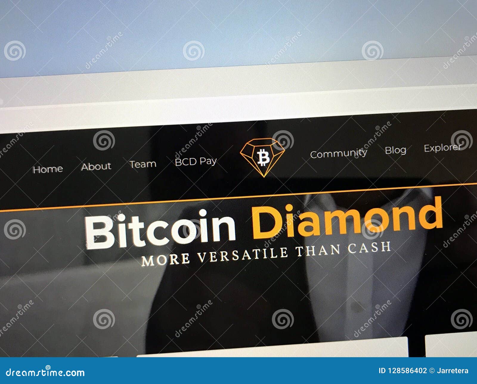 Website of Bitcoin Diamond BCD Editorial Photography - Image of webpage ...
