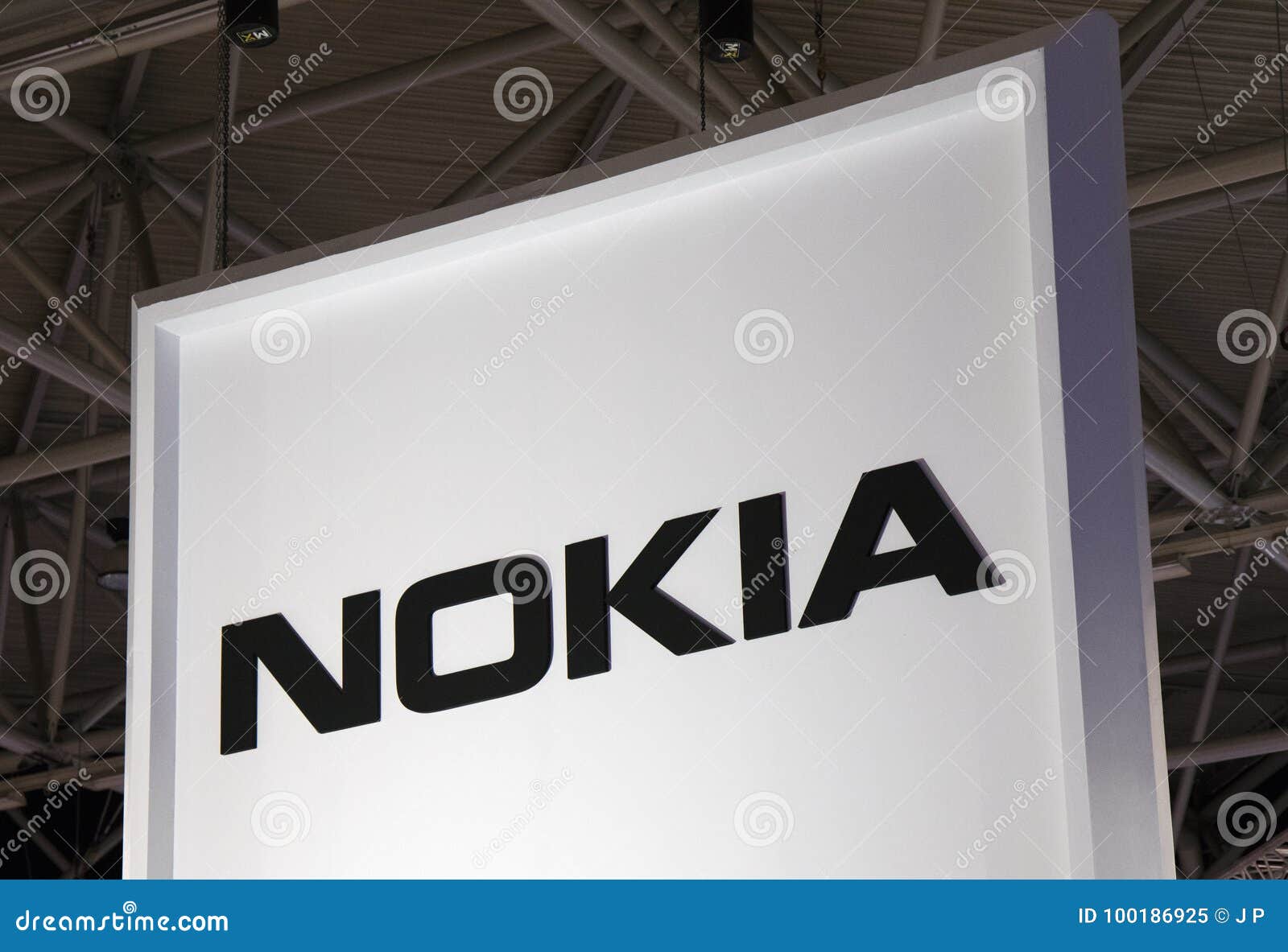 Nokia letters editorial image. Image of brand, analogue - 100186925