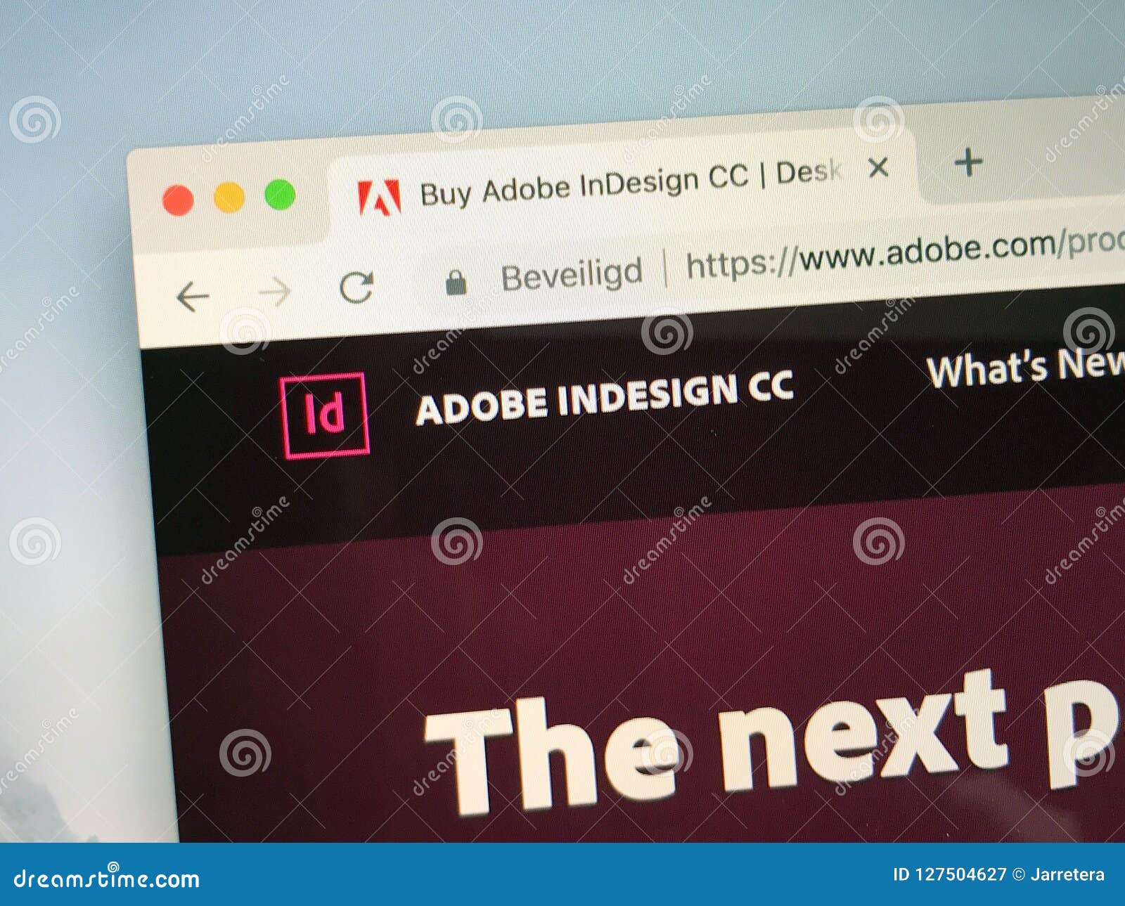 Adobe InDesign Program Logo Editorial Image | CartoonDealer.com #118990584