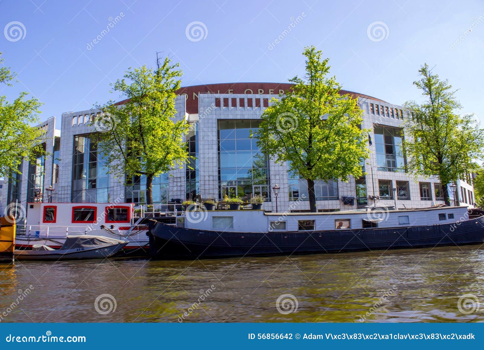 Amsterdam Opera house editorial photography. Image of evening - 56856642