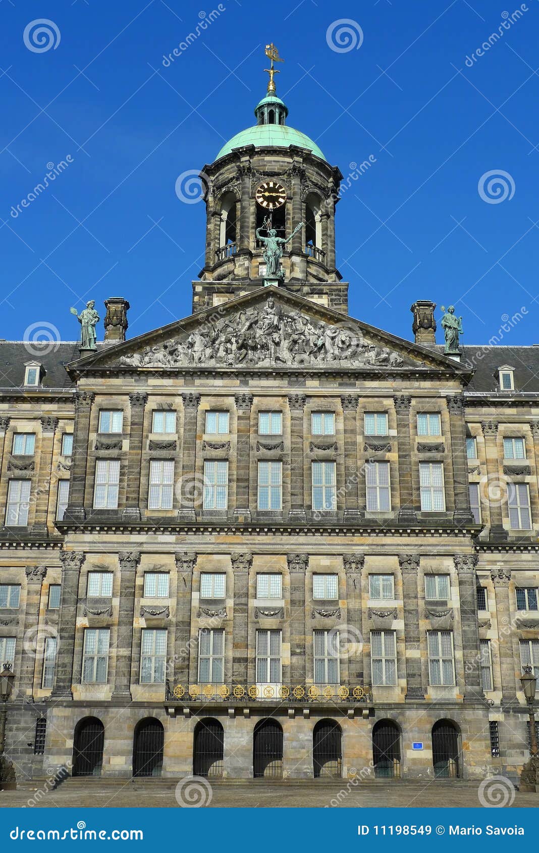 Amsterdam Royal Palace stock image. Image of royal, landmark - 11198549