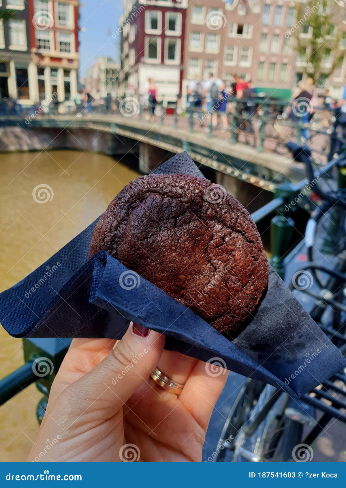 Amsterdam`s Delicious Cookie Called Van Stapele Stock Image - Image of ...