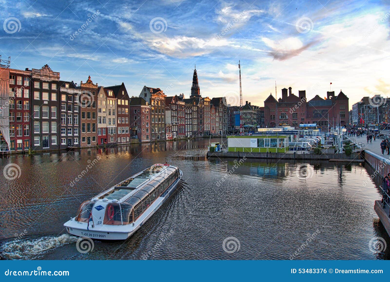 Amsterdam Scenery editorial photo. Image of amsterdam - 53483376