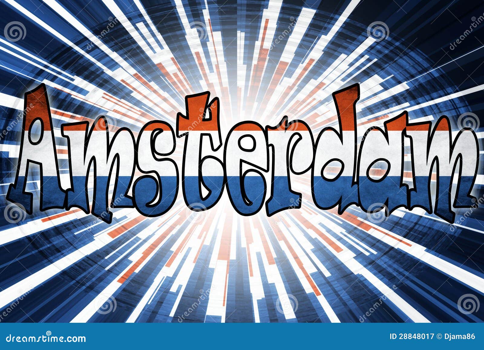 Amsterdam sign stock illustration. Illustration of texture - 28848017