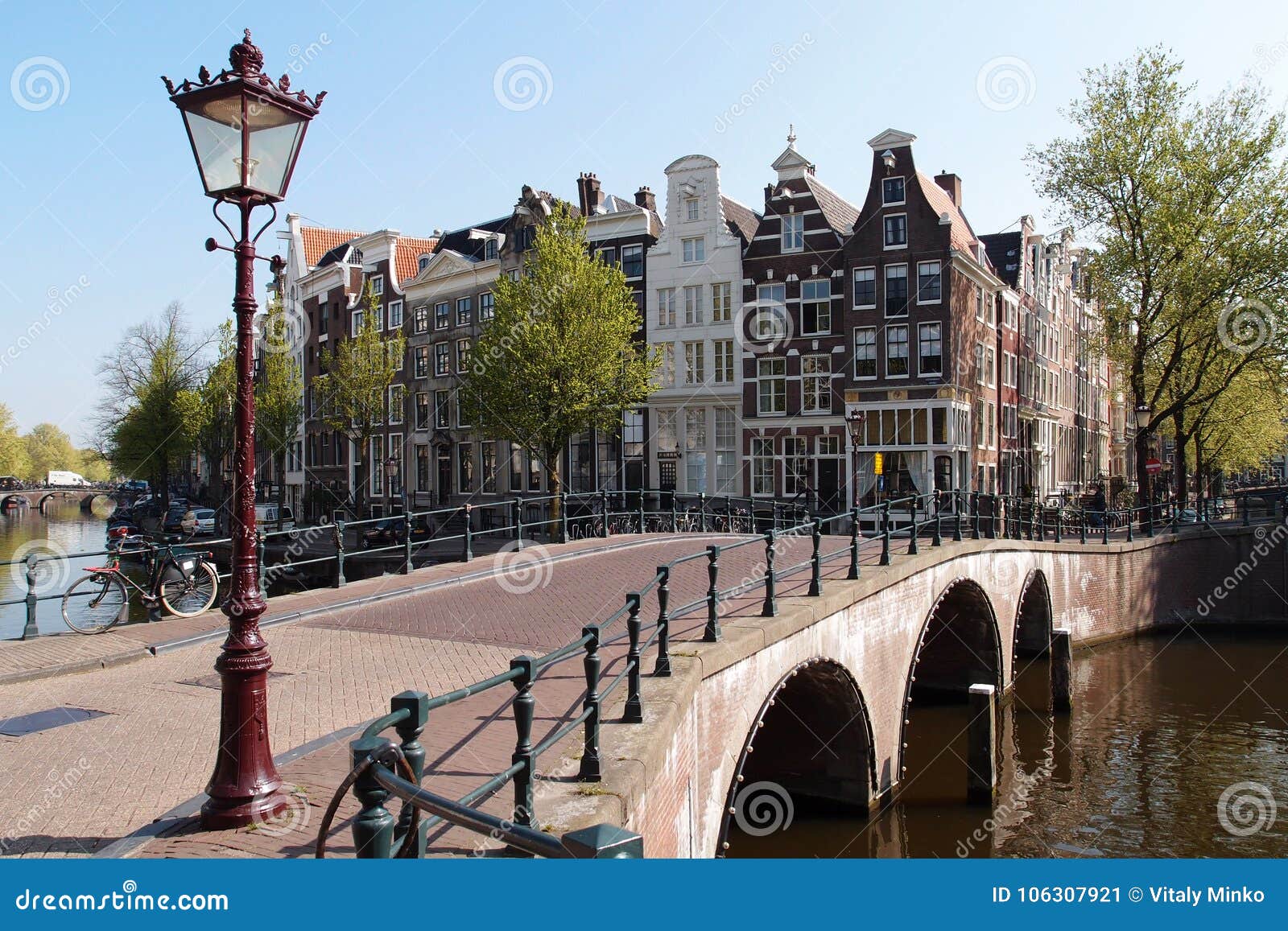 Amsterdam in spring stock image. Image of time, spring - 106307921
