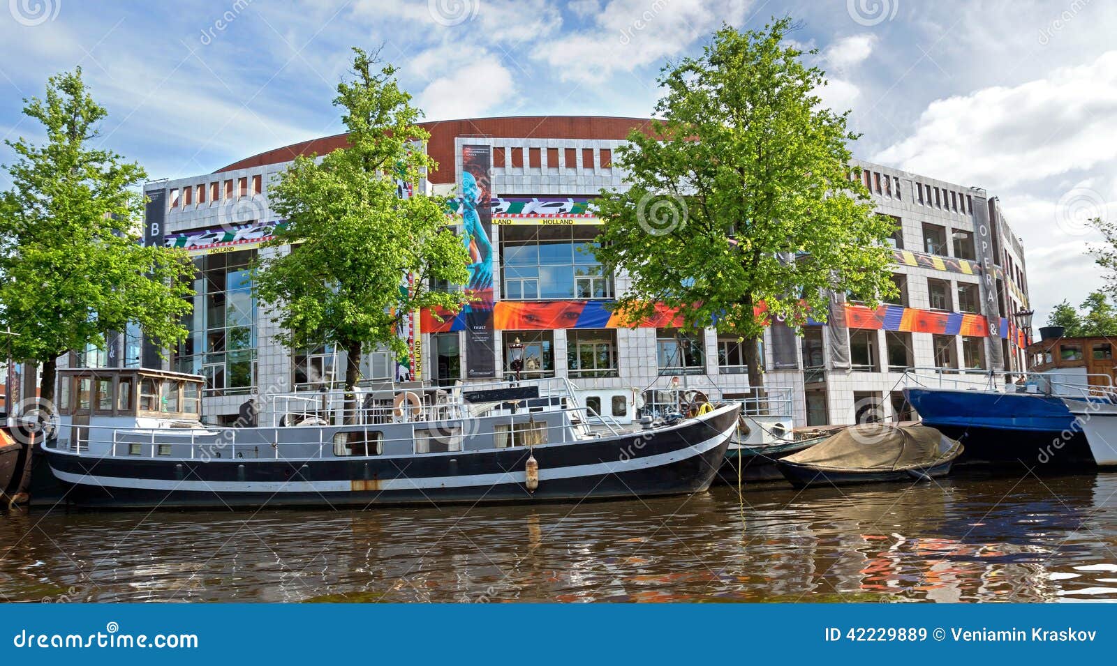 Amsterdam - Stopera Building Editorial Stock Image - Image of modern ...