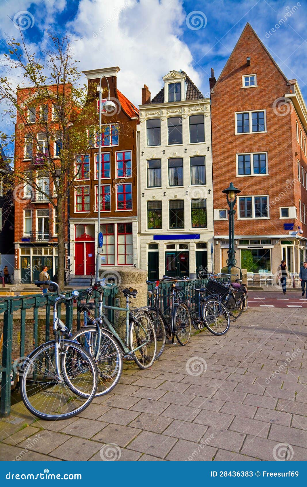 Amsterdam streets stock image. Image of netherlands, architectural ...