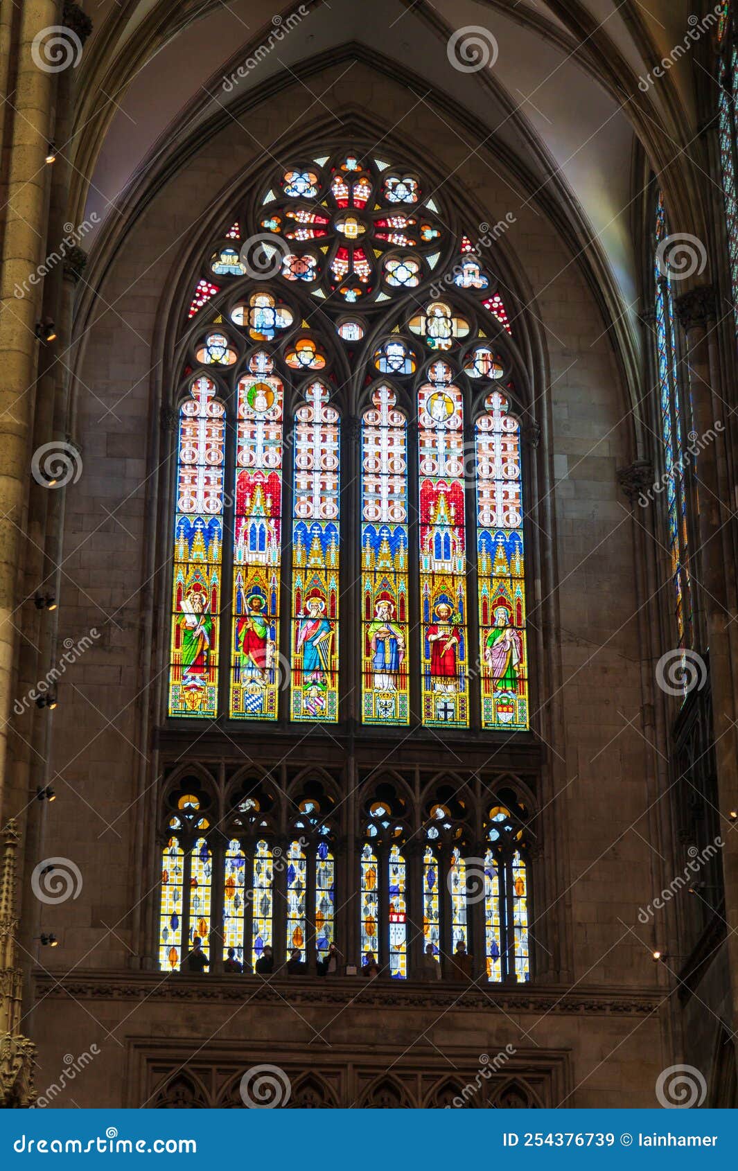Cologne Cathedral Koln Dom Interior Editorial Stock Image - Image of ...
