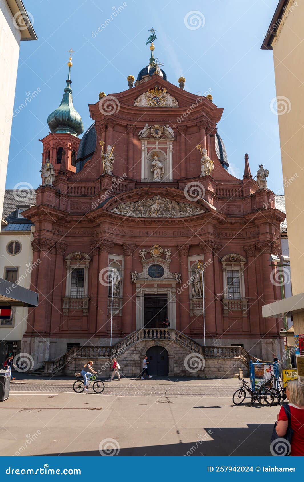 NeumÃ¼nster New Munster Wurzburg Germany Editorial Stock Image - Image ...