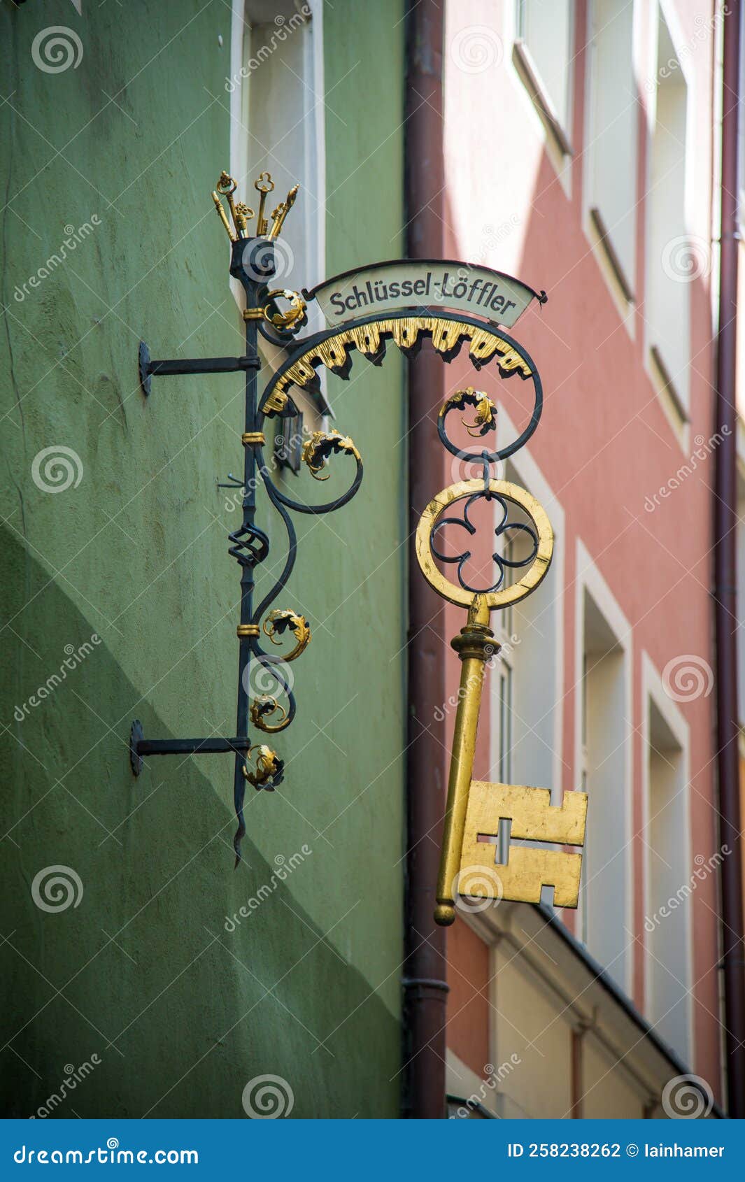 Old Shop Sign in Regensburg Germany Editorial Photography - Image of ...