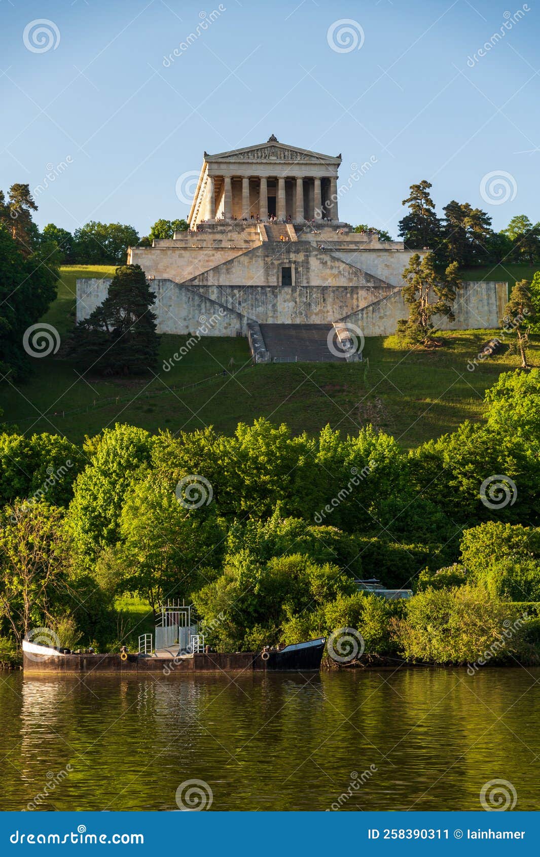 Walhalla Valhalla Near Regensburg Germany Editorial Photo - Image of ...