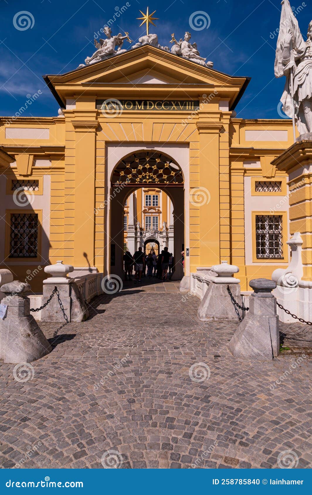 Melk Abbey Austria Entrance Gateway Editorial Image - Image of entrance ...
