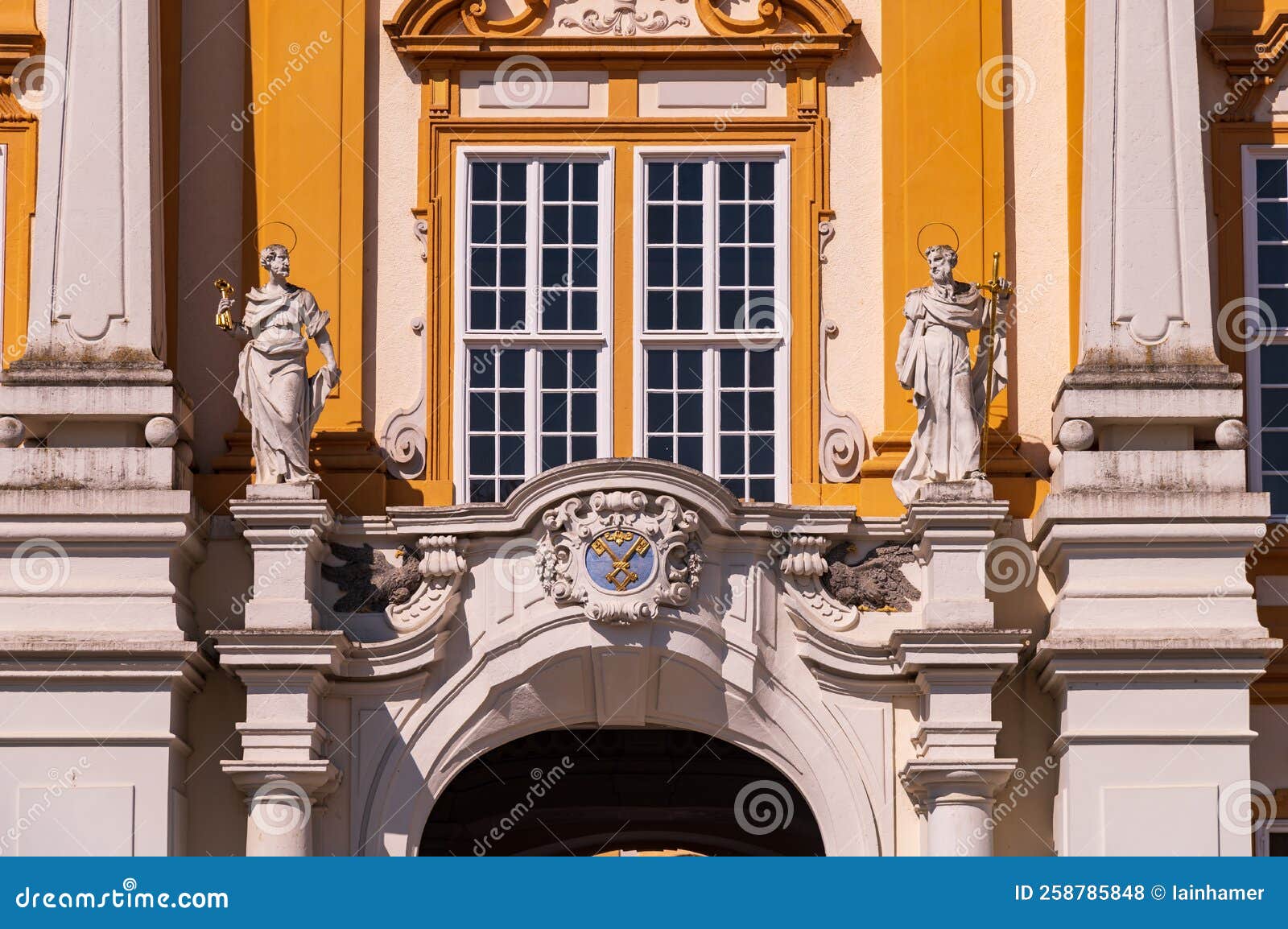 Melk Abbey Austria Building Details Editorial Stock Photo - Image of ...