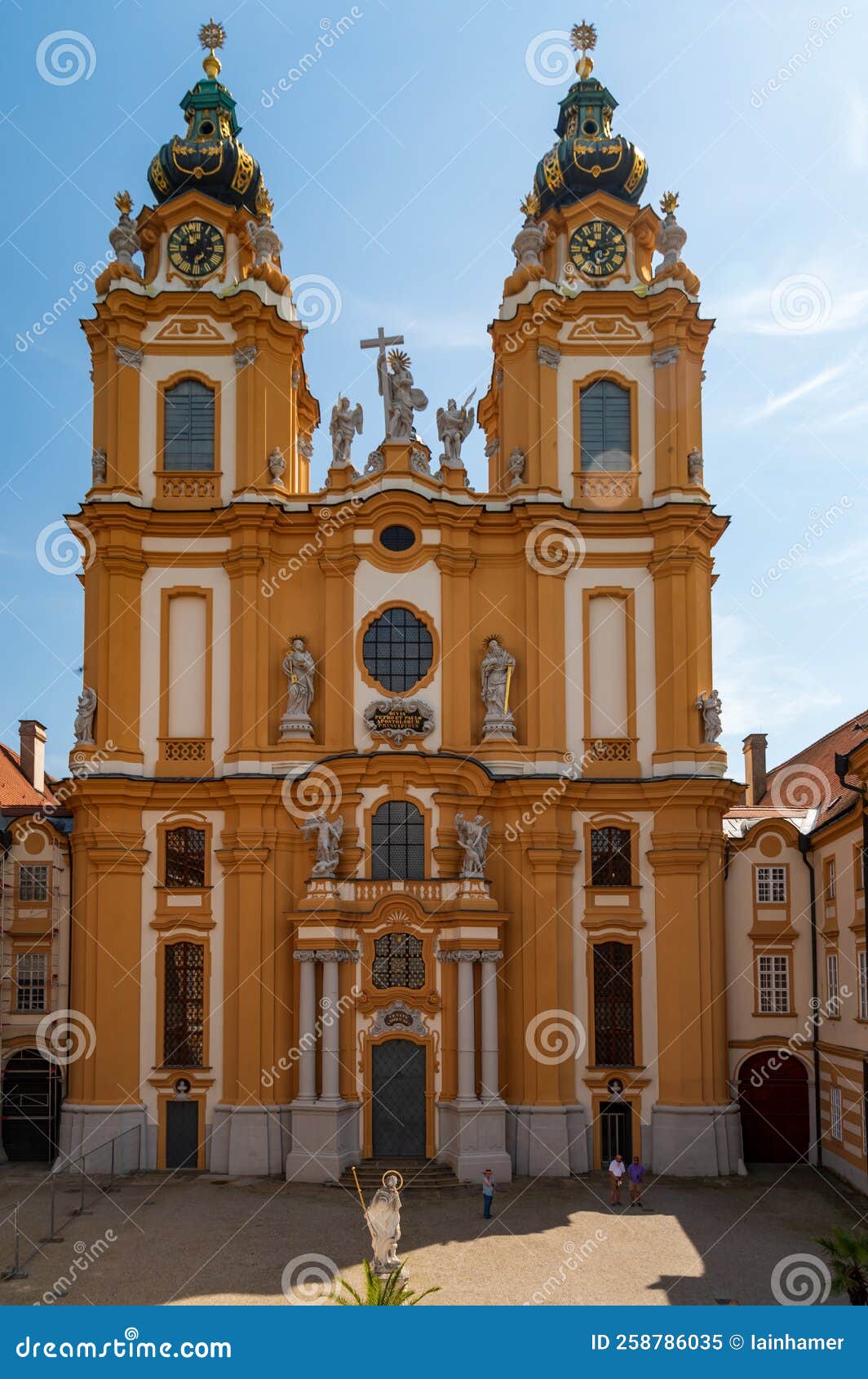 Melk Abbey Stiftskirche Stift Melk Collegiate Church of Melk Editorial ...