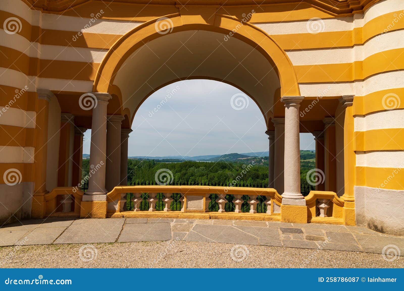 Melk Abbey Austria Viewing Balcony Editorial Photography - Image of ...
