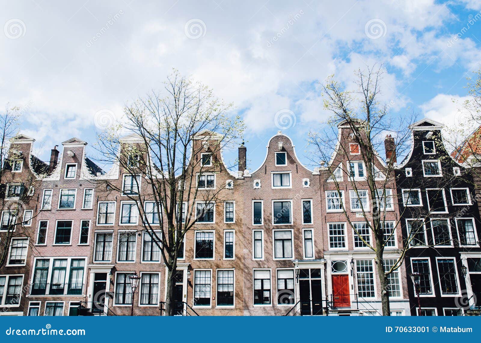 Amsterdam Traditional Houses Stock Image - Image of architecture ...