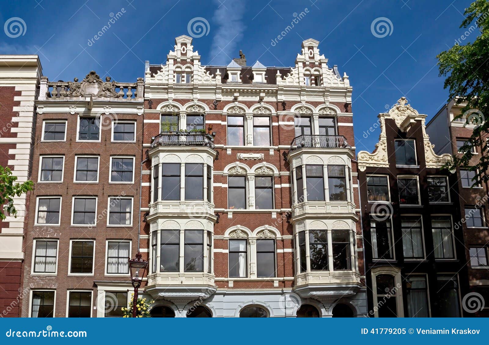 Amsterdam - Typical Dutch Architecture Stock Image - Image of europe ...