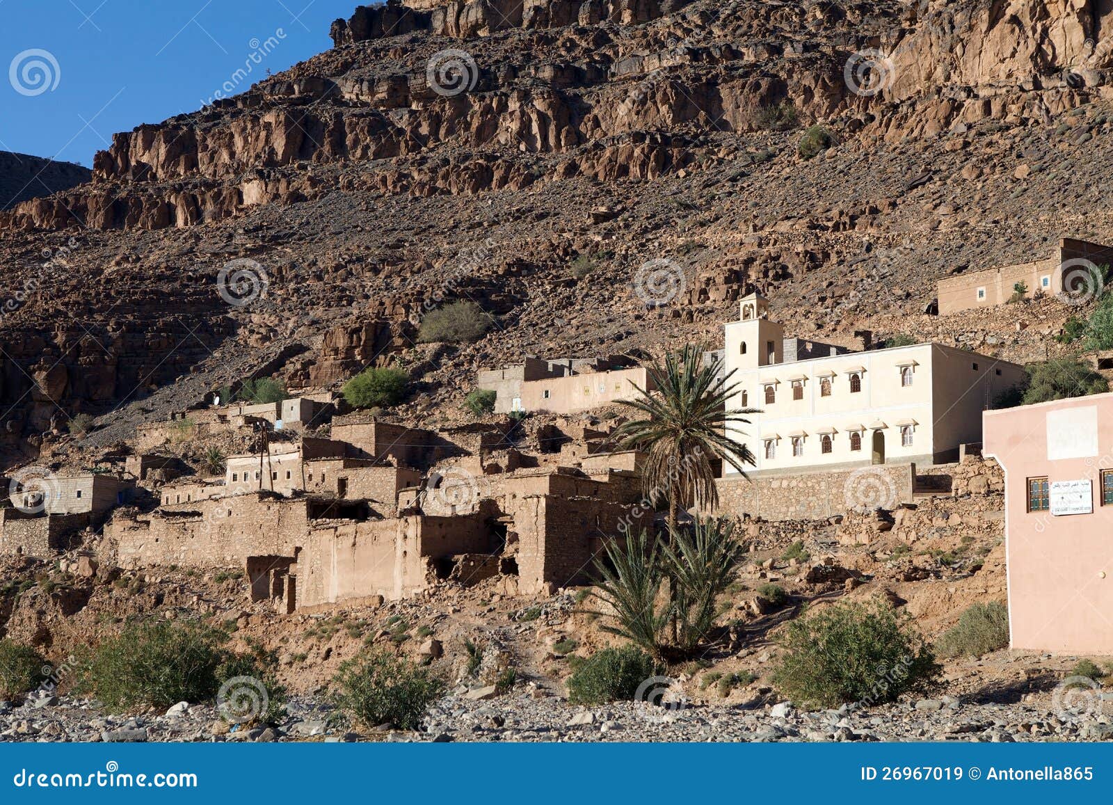 Amtoudi village stock image. Image of landscape, nature - 26967019
