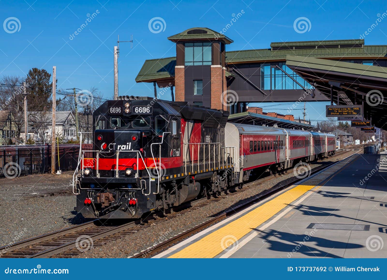 Amtrack Station at Wallingford, Connecticut Editorial Photography ...