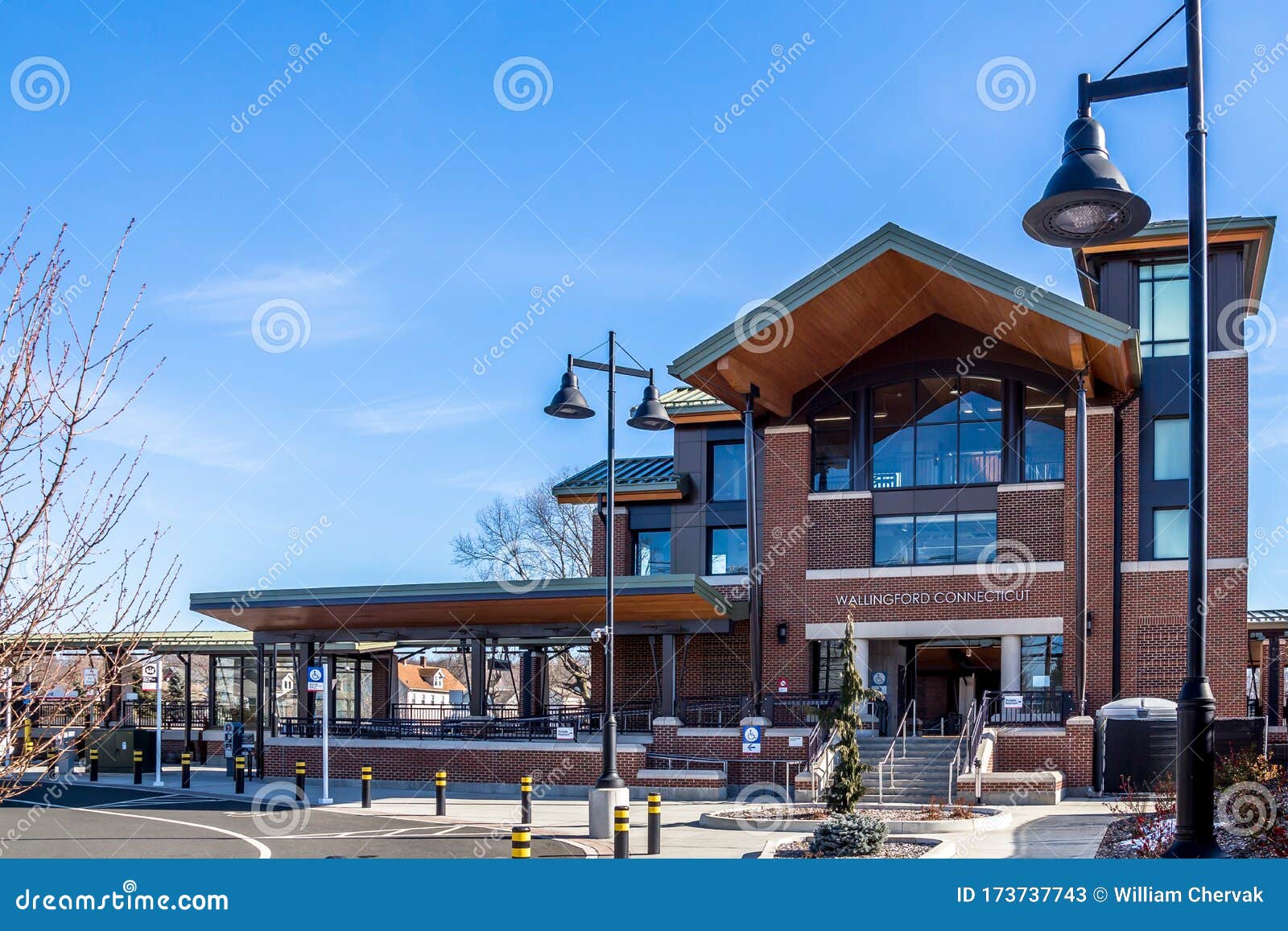 Amtrack Station at Wallingford, Connecticut Editorial Stock Photo ...