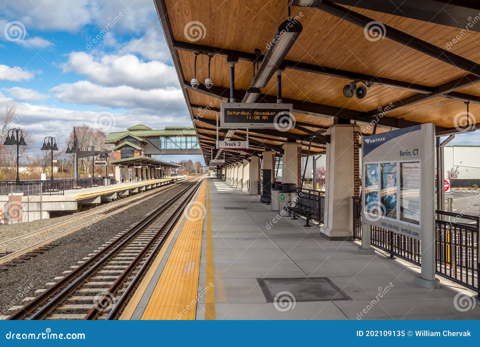 Amtrak Station at Berlin, Connecticut Editorial Image - Image of ...