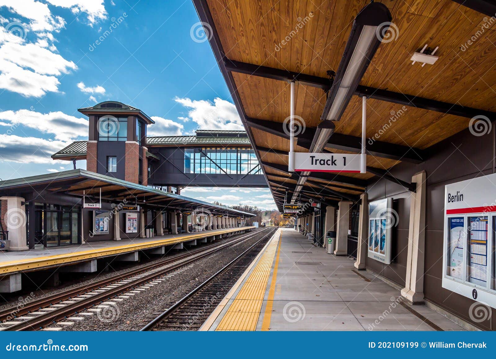 Amtrak Station At Berlin, Connecticut Editorial Image | CartoonDealer ...