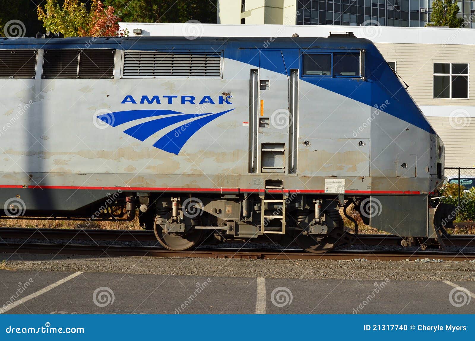 Amtrak Train Engine Car editorial image. Image of long - 21317740