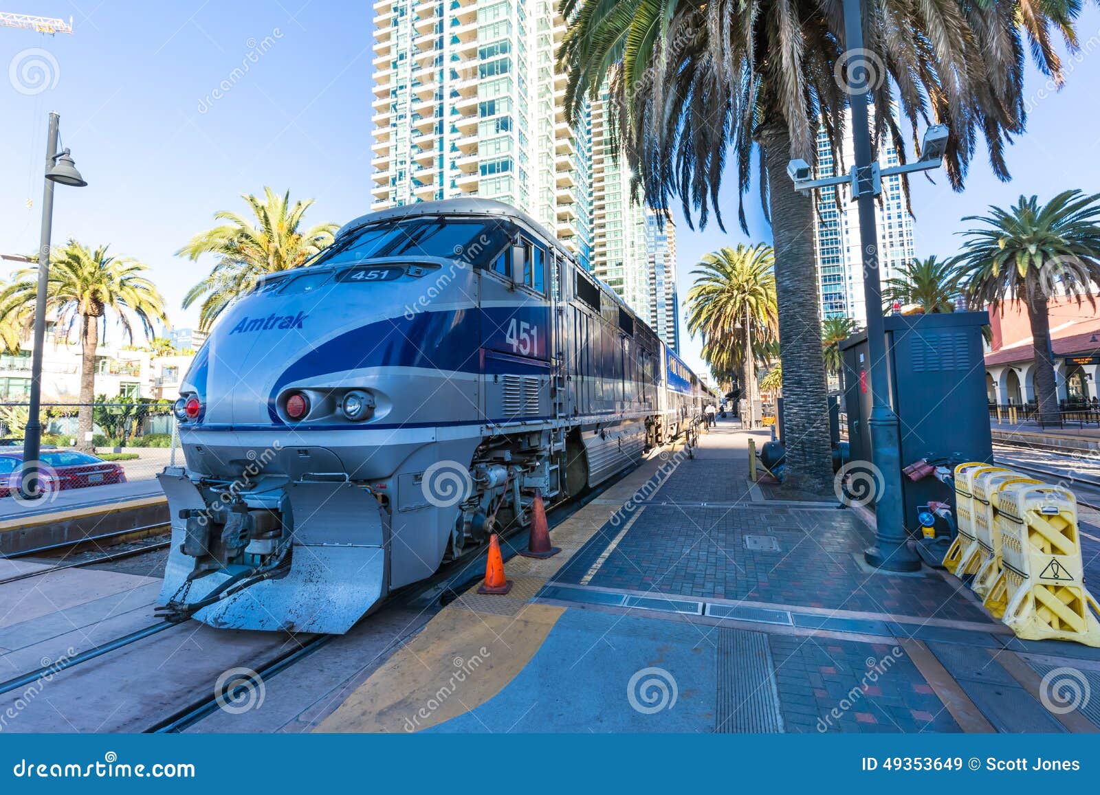 Amtrak Train Engine editorial stock image. Image of train - 49353649