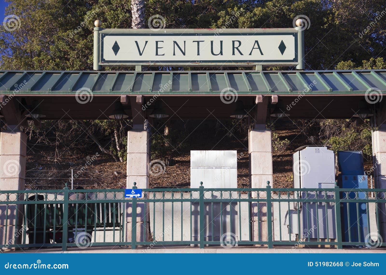 Amtrak Bus Stop Sign On Wooden Electric Pole Editorial Image ...
