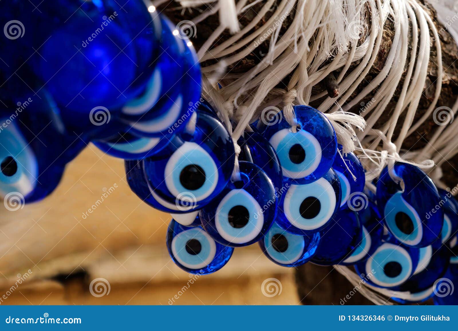 Amuleto Turco Azul Del Mal De Ojo Foto de archivo - Imagen de cristal ...