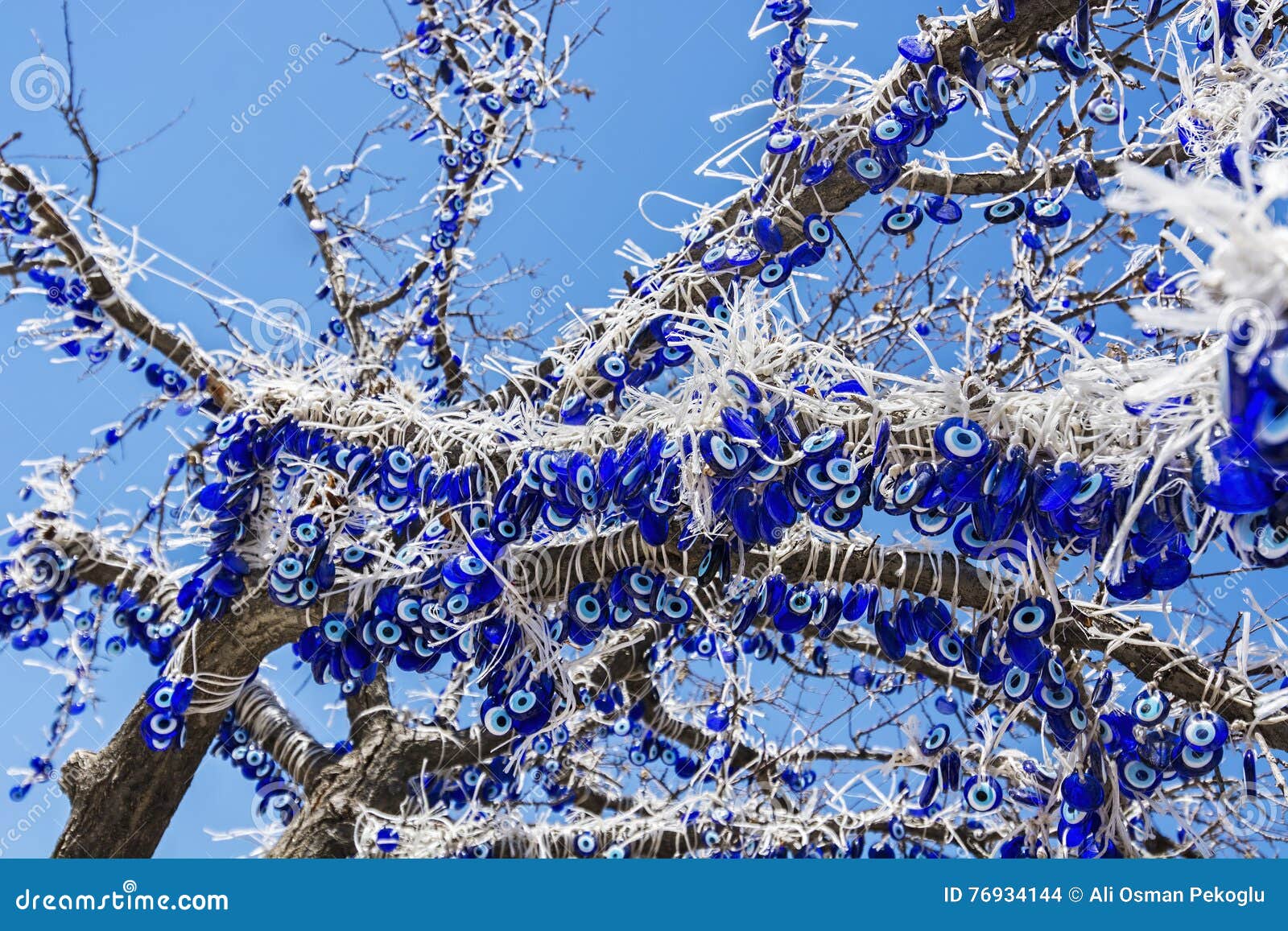 Amulets with Wish Tree stock photo. Image of turkey, desire - 76934144