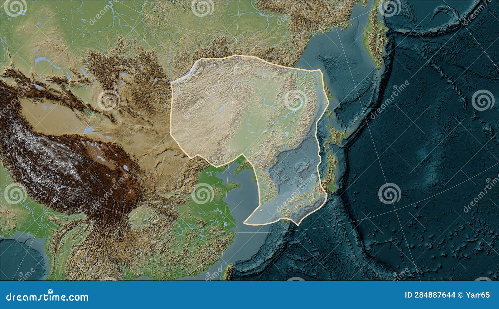 Amur Tectonic Plate. Wiki Map Stock Illustration - Illustration of wiki ...