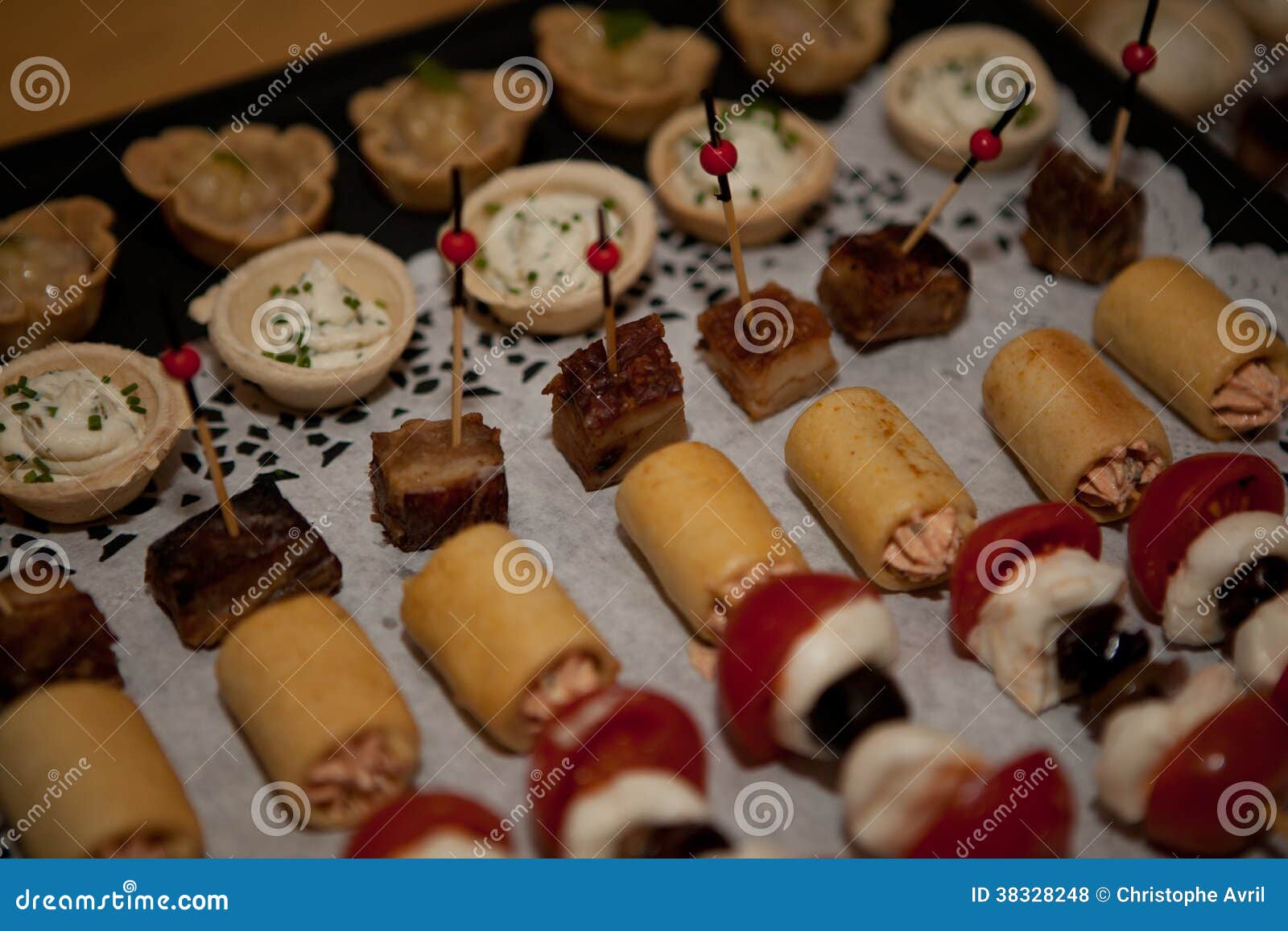Amuse Bouche stock photo. Image of savoury, canapes, finger - 38328248
