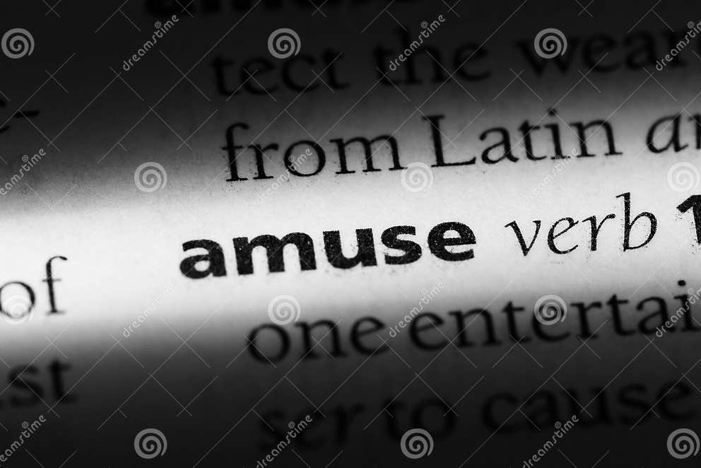 Amuse stock photo. Image of definition, amuse, english - 114408508